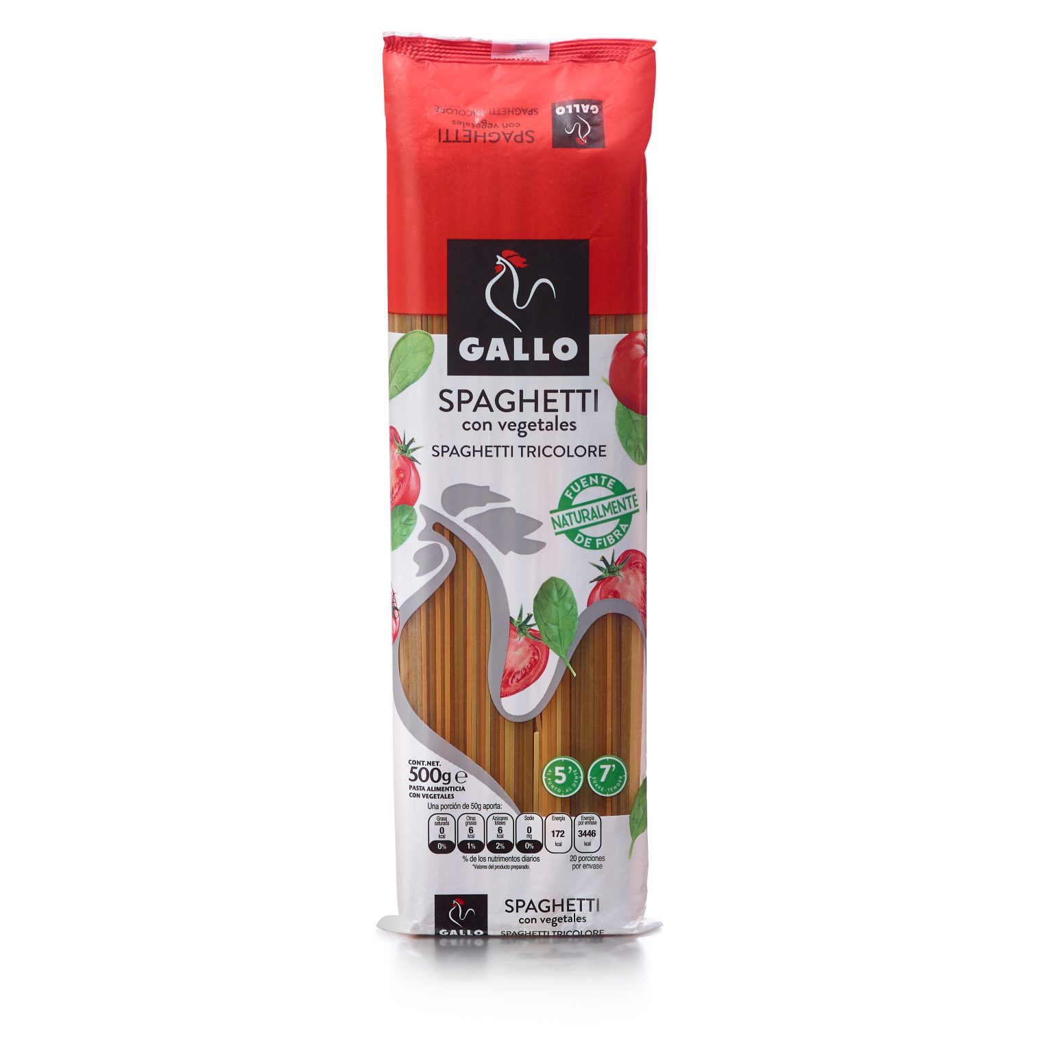 Pasta Gallo Spaghetti Con Vegetales 500 Gr | La Naval: Vinos, licores y ...