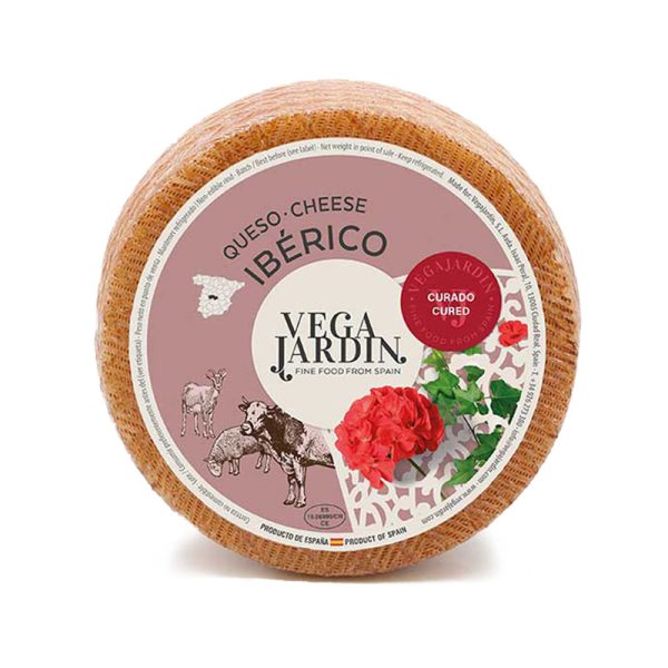 Queso Ibérico curado Vegajardin (1KG) | La Naval: Vinos, licores y ...