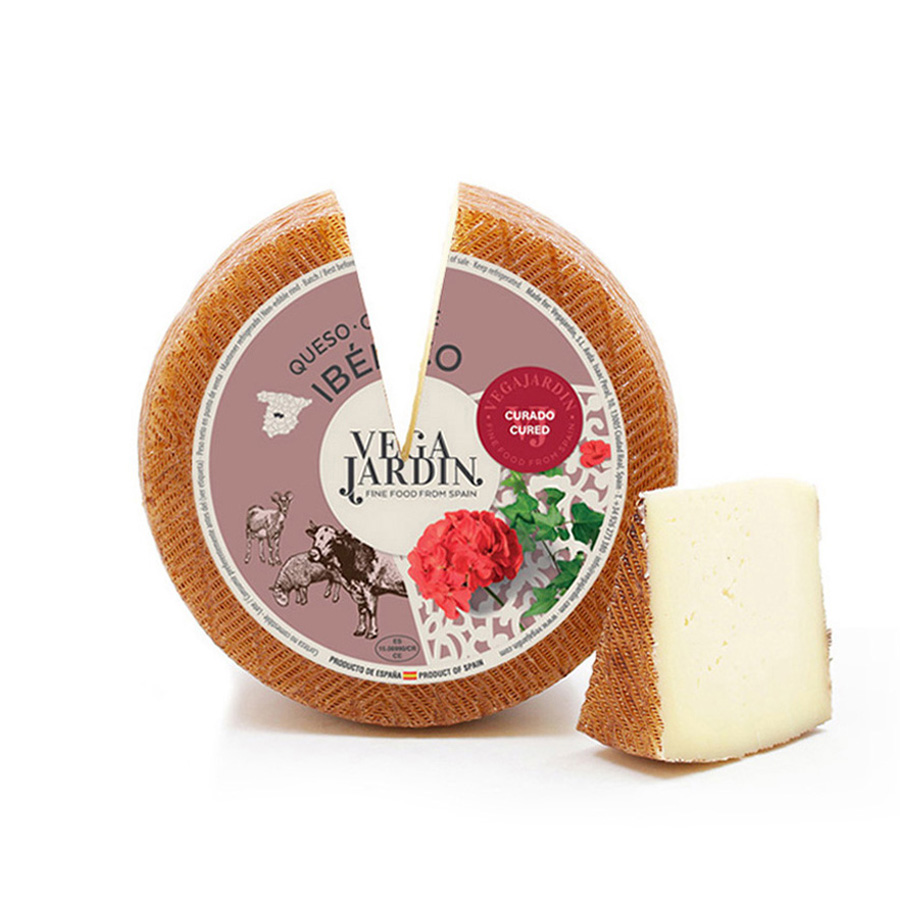 Queso Ibérico curado Vegajardin (1KG) | La Naval: Vinos, licores y ...